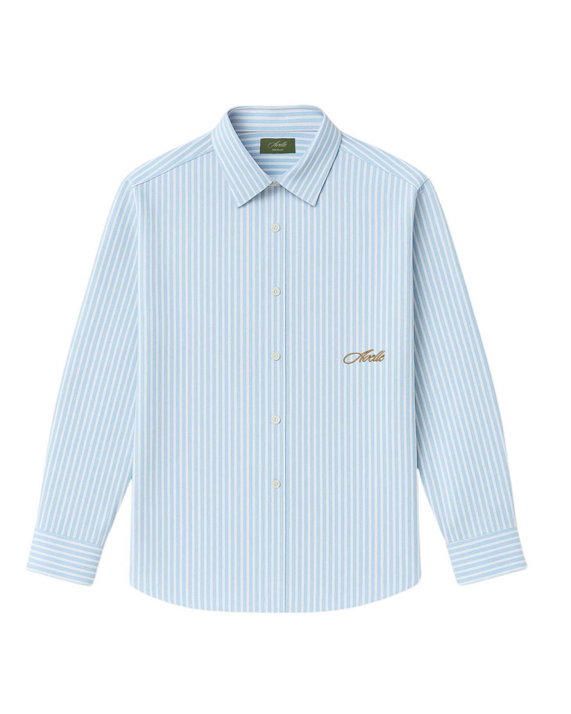 Light Blue Striped Shirt – Avelle Clothing